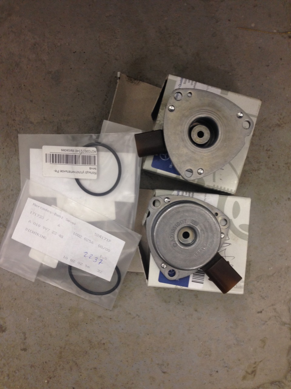 A0109972348 Кольцо уплот. датчика полож. распредвала Mercedes ...