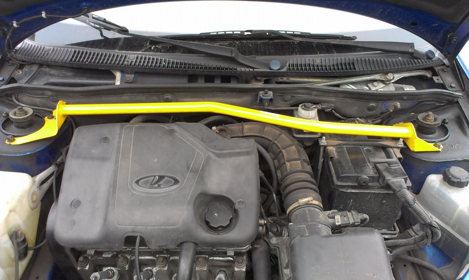 Распорка передних стоек. — Lada Калина седан, 1,6 л, 2007 года | тюнинг ...