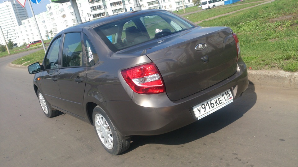 9. Наклейки — Lada Гранта (1G), 1,6 л, 2014 года | стайлинг | DRIVE2