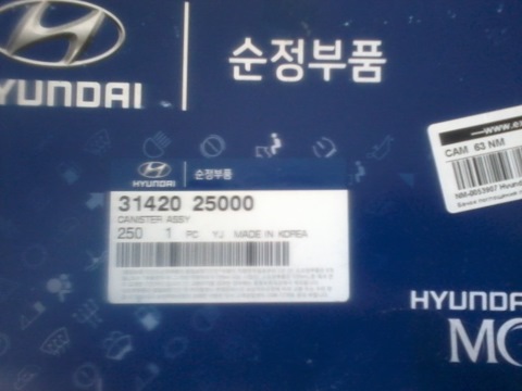 3142025000 Абсорбер паров топливного бака KIA HYUNDAI | Запчасти на DRIVE2