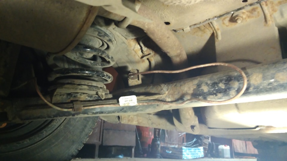 Задние тормоза и все, что с ними связано — Chevrolet Lanos, 1,5 л, 2007 ...