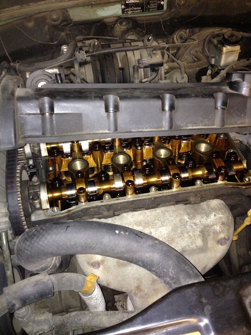 Прокладка клапанной крышки — Chevrolet Lacetti 5D, 1,6 л, 2004 года ...