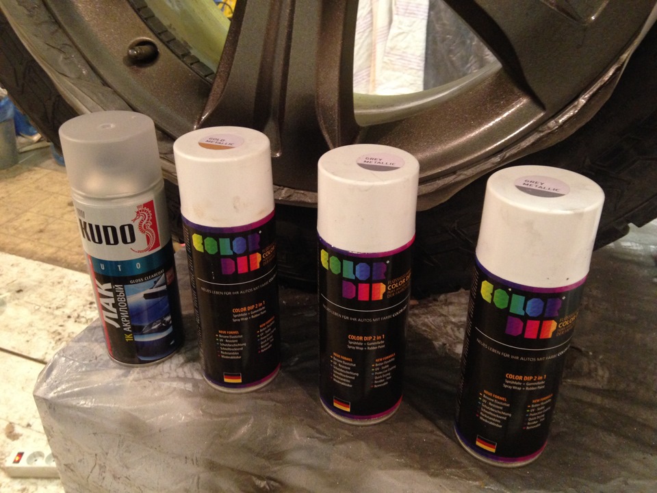 # 21 ReStyle of wheels Highlander (color DIP) — Toyota Highlander (XU40 ...