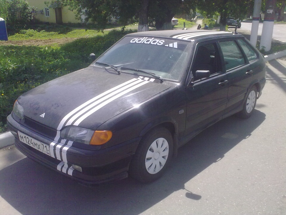 adidas style))) продолжение… — Lada 2114, 1,6 л, 2012 года | стайлинг ...