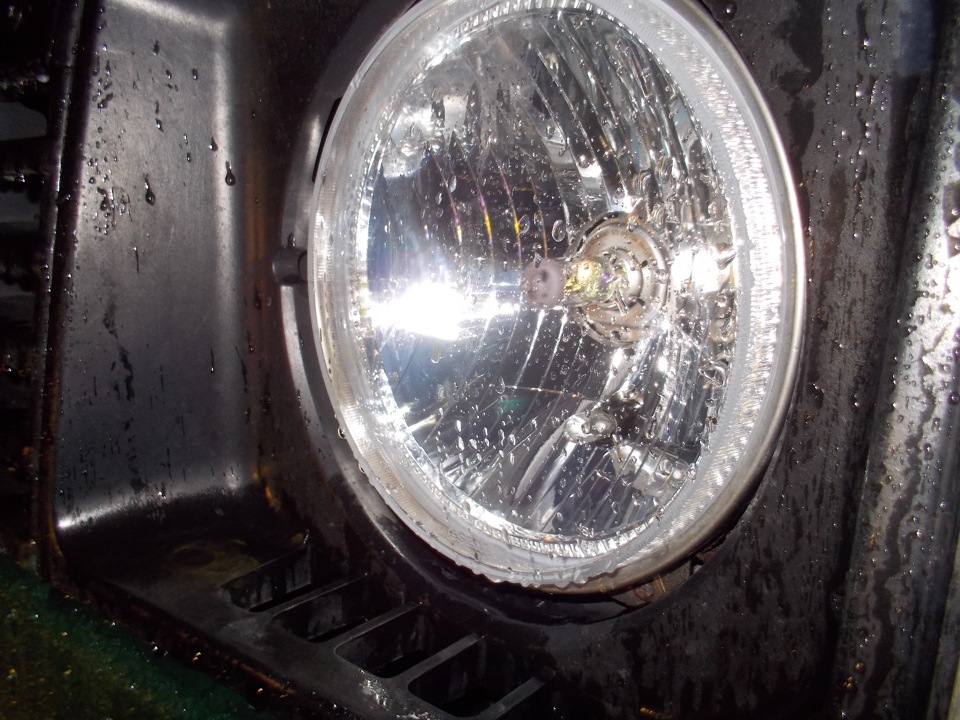 Новые фары и фонари дневного света. — Mitsubishi Pajero (1G), 2,5 л ...