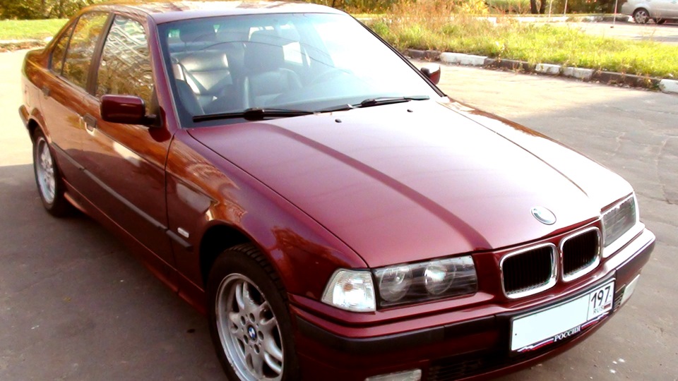 Левая фара, ближний свет — BMW 3 series (E36), 2,5 л, 1996 года ...