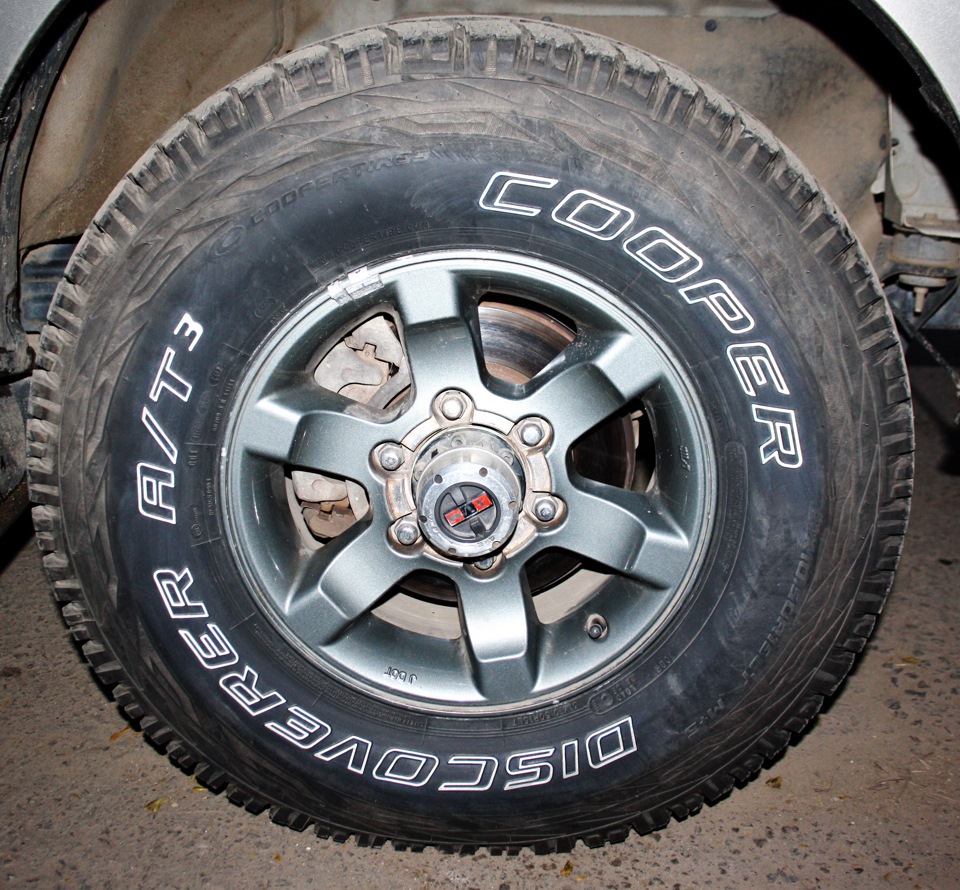 Приобрел новые тапочки COOPER 31х10,5х15 4шт. — Nissan Frontier (1G), 4 ...