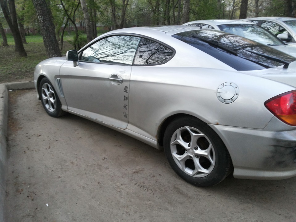 Как и обещал. пост о колесах. — Hyundai Tuscani (GK), 2 л, 2002 года ...