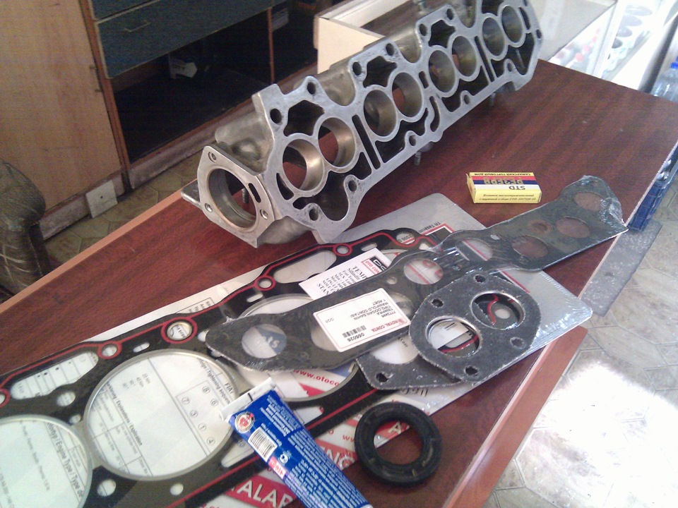 Замена прокладок головки и др. — FIAT tofash Dogan, 1,6 л, 1996 года ...