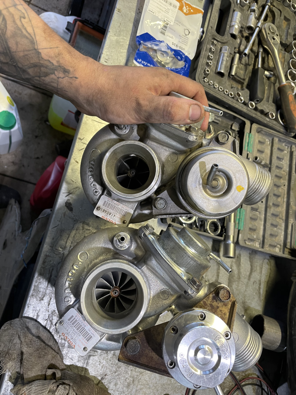 Коротко о моей гибридной турбины TD04L-14T — Volvo S60 R, 2,5 л, 2003 ...