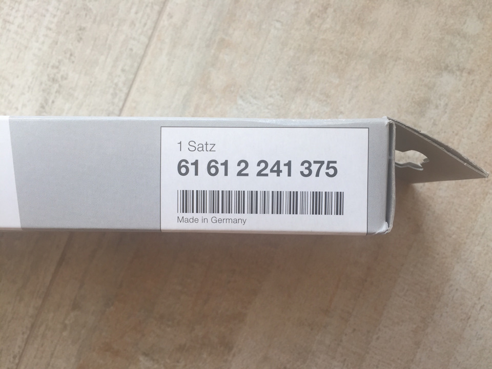 61612241375 Комплект щеток стеклоочистителя BMW | Запчасти на DRIVE2