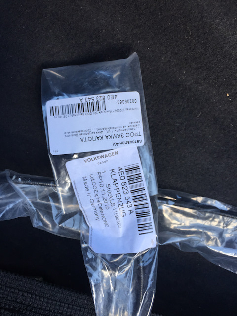 4E0823543A Трос привода замка капота / AUDI A8 04~ VAG | Запчасти на DRIVE2