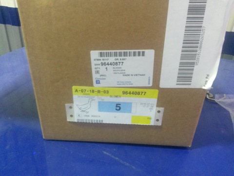 96440877 Вентилятор отопителя GM | Запчасти на DRIVE2