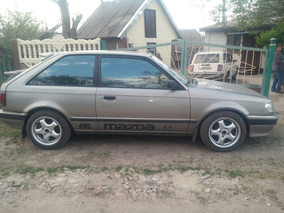 Страсти с передней подвеской — Mazda 323 III, 1,6 л, 1986 года | тюнинг | DRIVE2