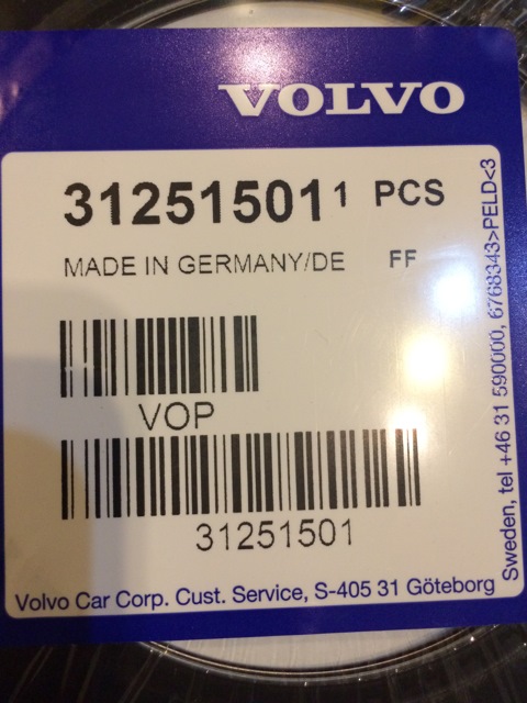31251501 Прокладка, головка цилиндра Volvo | Запчасти на DRIVE2