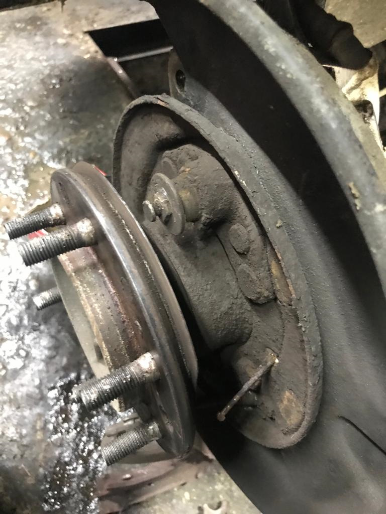 Тормоза и жидкости — Toyota Land Cruiser Prado 120-series, 4 л, 2006 ...