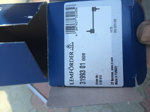 3199301 Тяга (стойка) стабилизатора LEMFORDER | Запчасти на DRIVE2