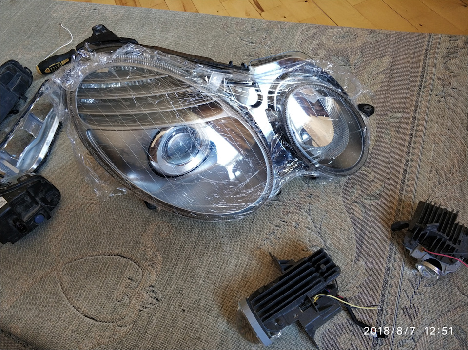 Koito bi-led в глаза лупатому. — Mercedes-Benz E-Class (W211), 1 л ...