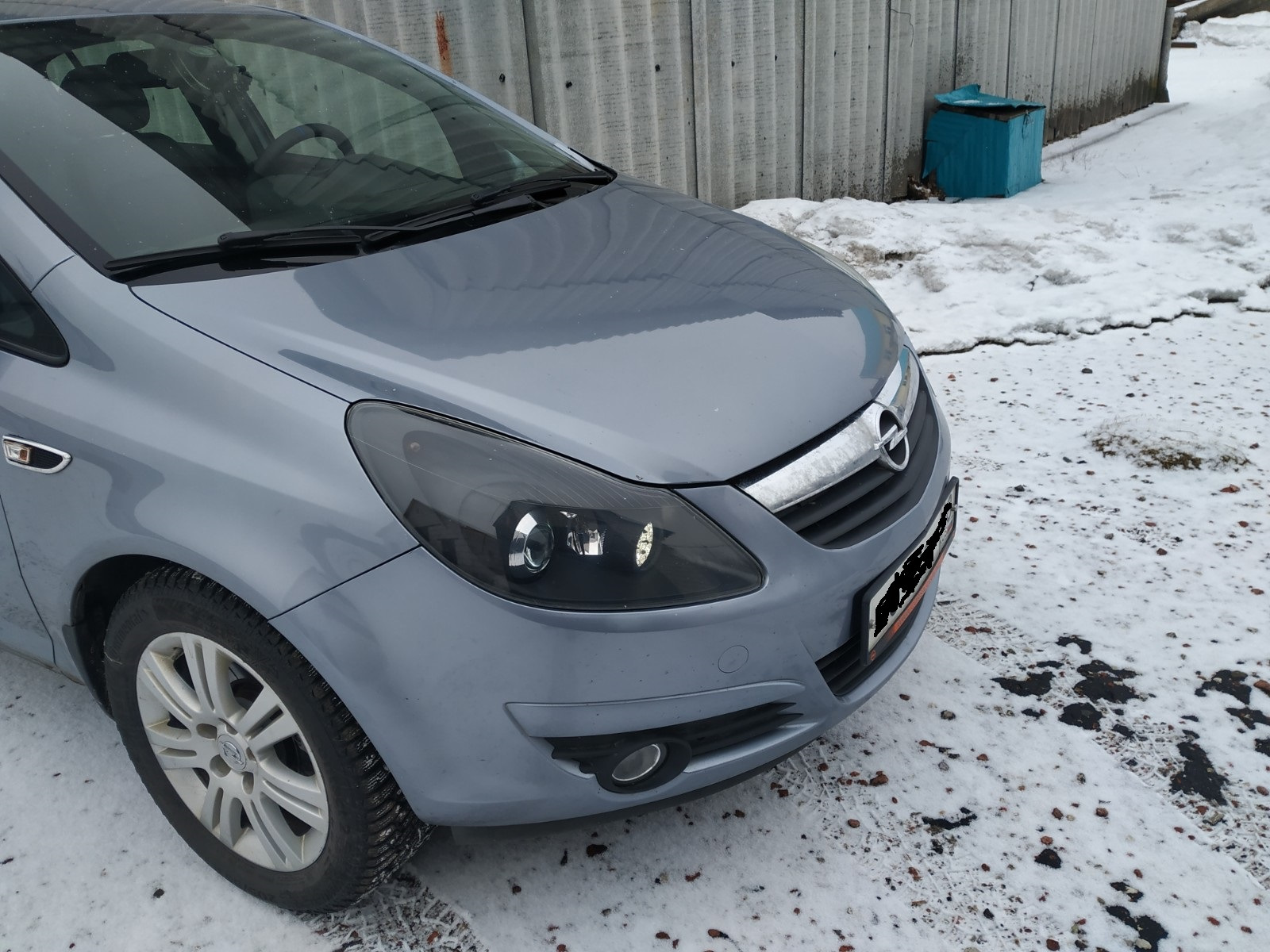 Моя реализация света Corsa D дорестайл AFL — Opel Corsa D, 1,2 л, 2008 ...