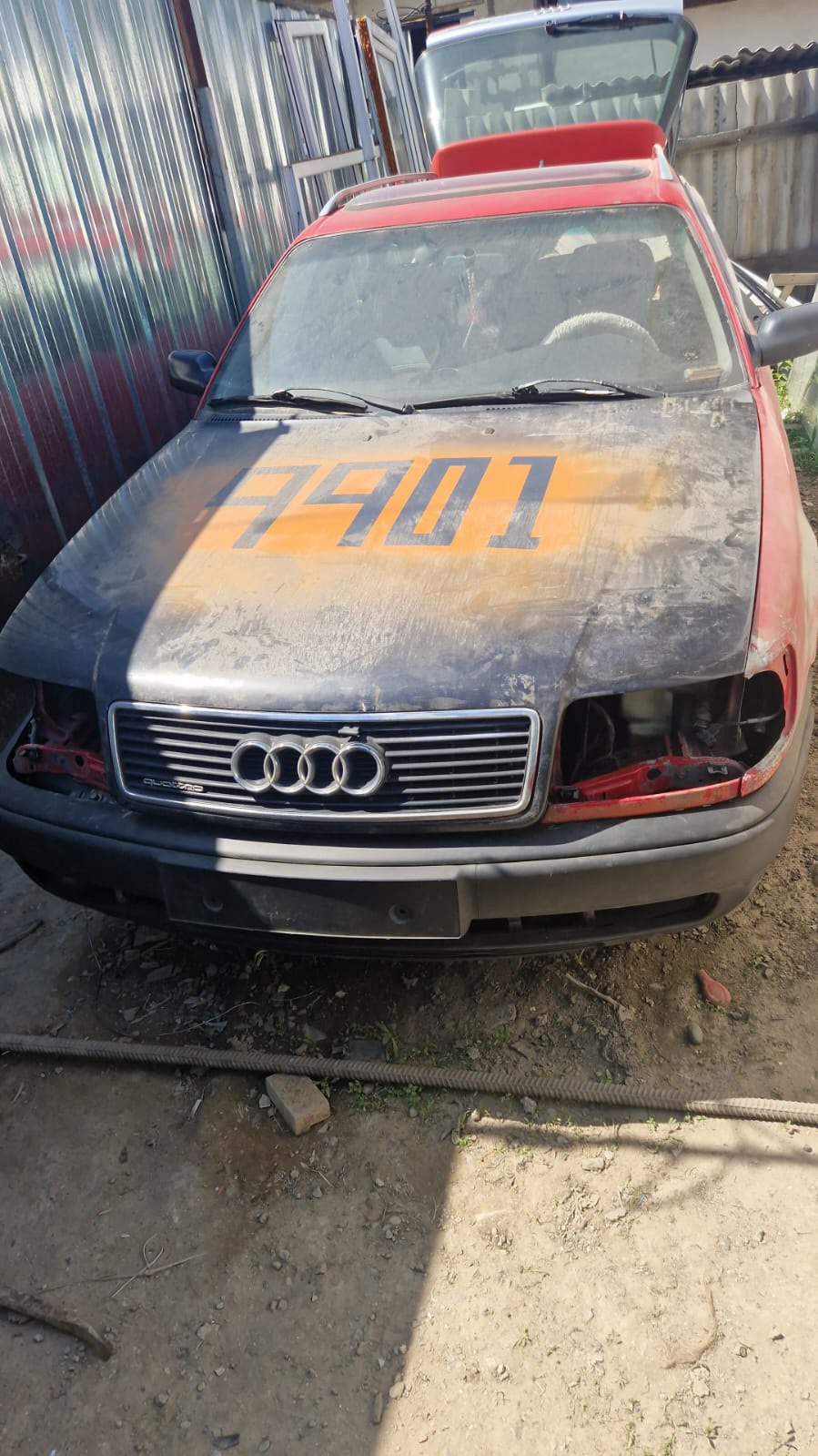 Через тернии к звездам — Audi 100 Avant (C4), 2,3 л, 1992 года | кузовной ремонт | DRIVE2