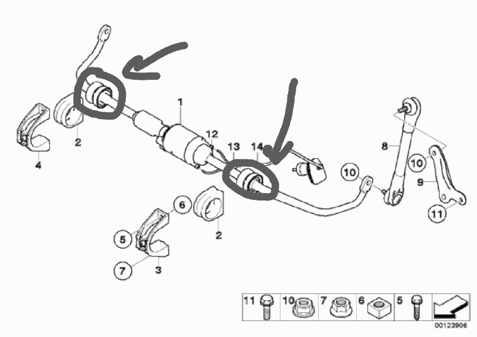 Нужна помощь! Стук в подшипнике на балке активного стабилизатора — BMW ...