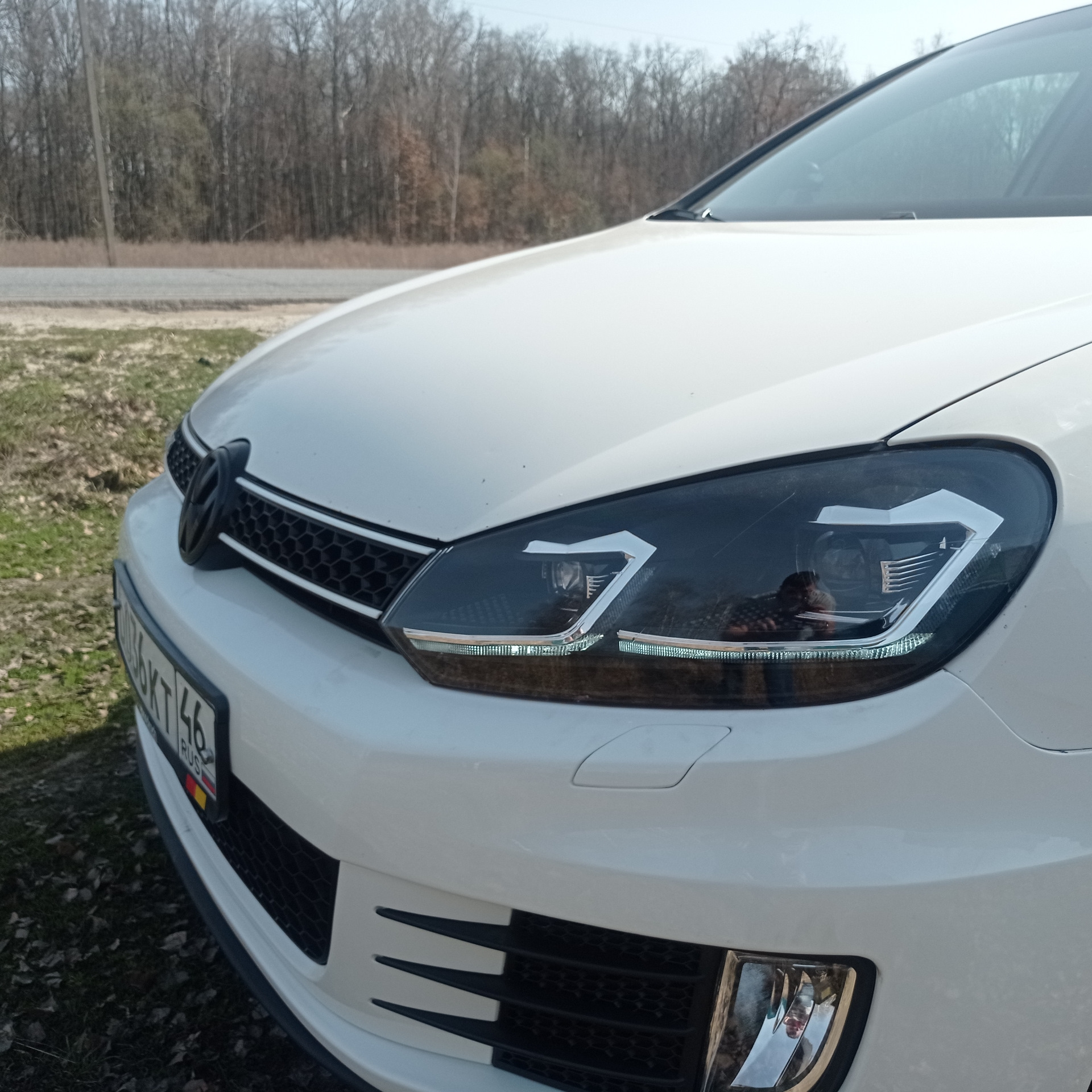 Установка фар от 7.5, решётки и бампера GTI — Volkswagen Golf Mk6, 1,2 ...