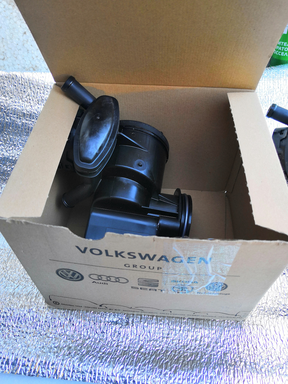 Маслоотдельтель на Skoda Fabia 2 Combi, 1.4 CGGB. — Skoda Fabia Combi ...