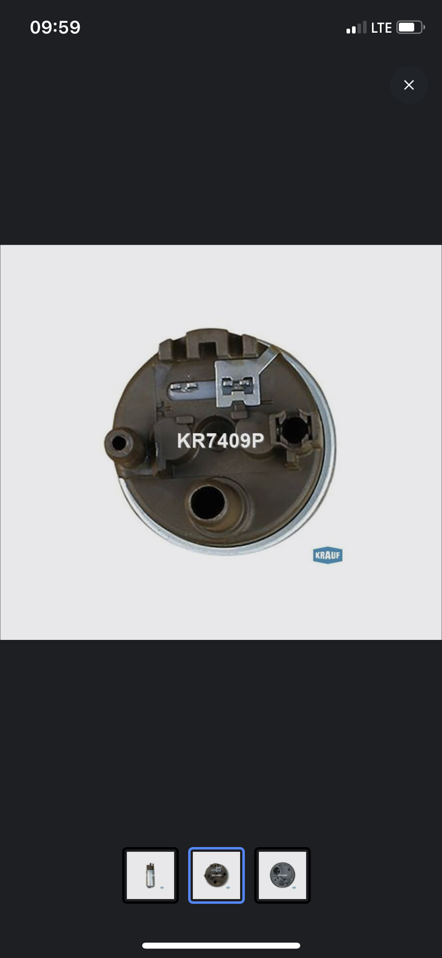 KR7409P Электрический бензонасос KRAUF | Запчасти на DRIVE2