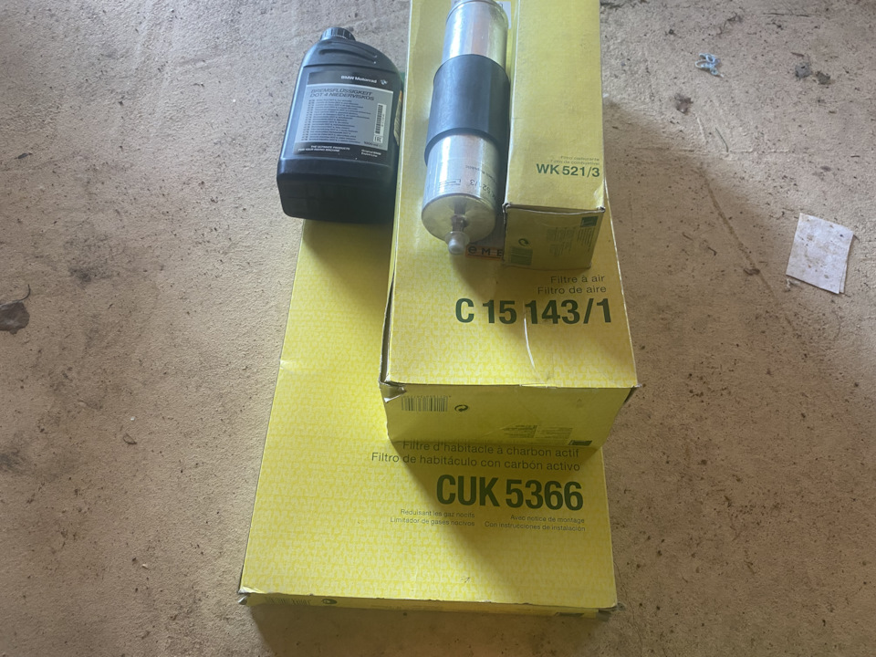 Замена фильтров — BMW X5 (E53), 3 л, 2006 года | плановое ТО | DRIVE2