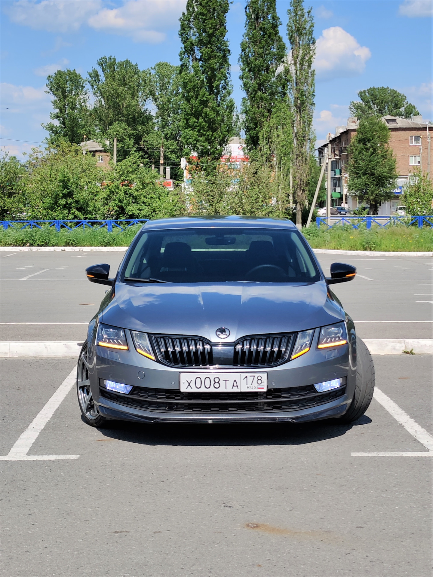 Летний сетап. Bil B8/B6-H&R & AVS T7 19'' — Skoda Octavia A7 Mk3, 1,8 л ...