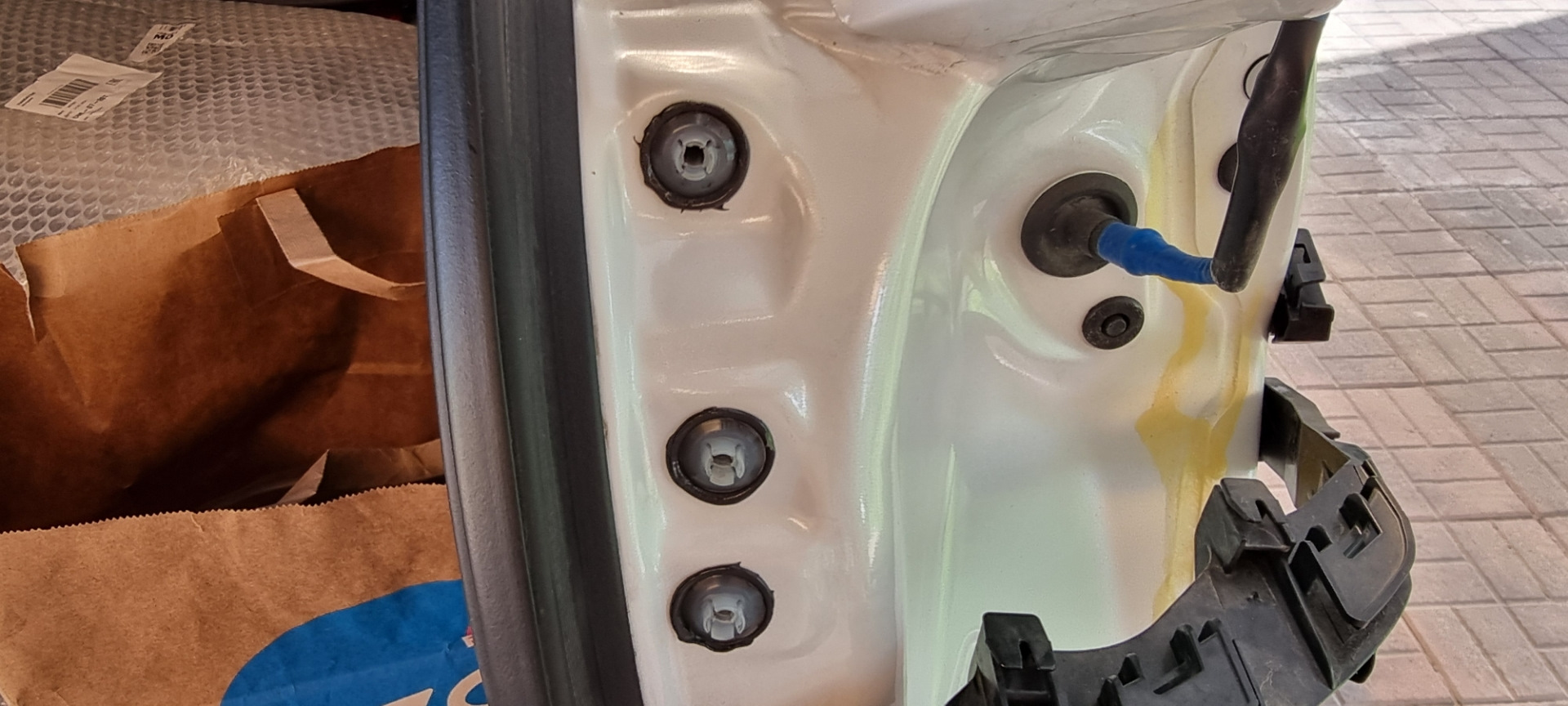 Замена поцарапанного бампера. — Toyota RAV4 (5G), 2,5 л, 2020 года ...