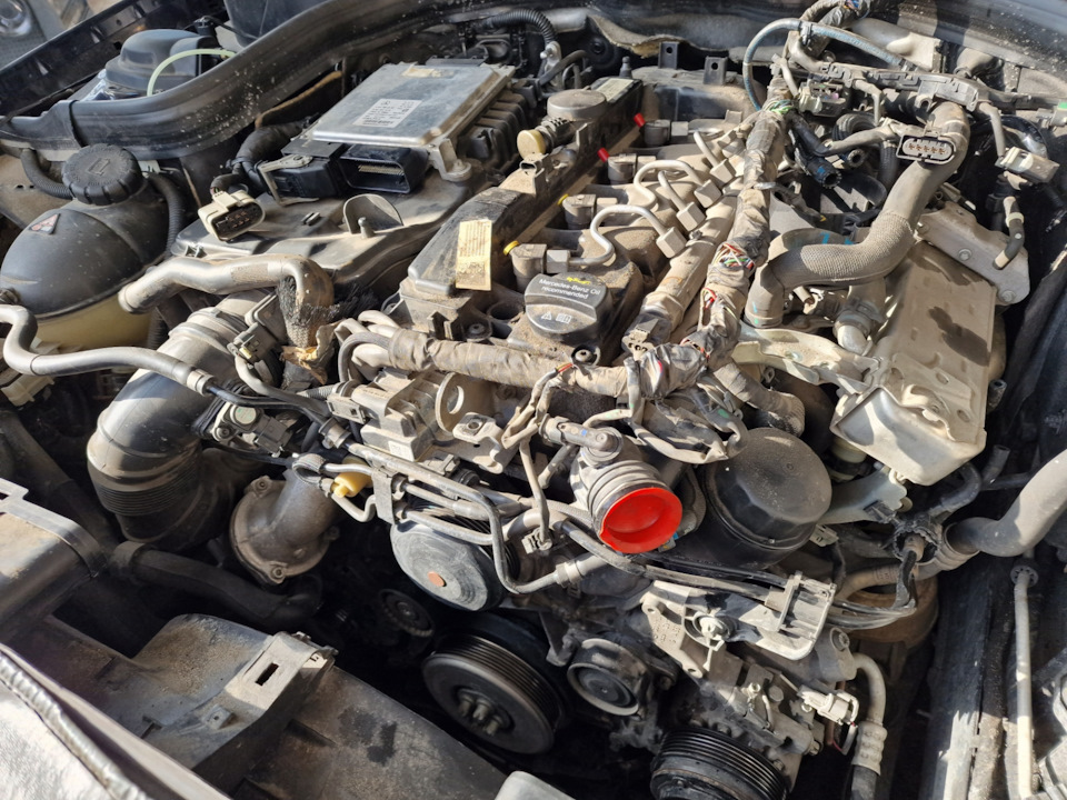 Замена помпы и тонны прокладок — Mercedes-Benz CLS (C218), 2,1 л, 2015 ...