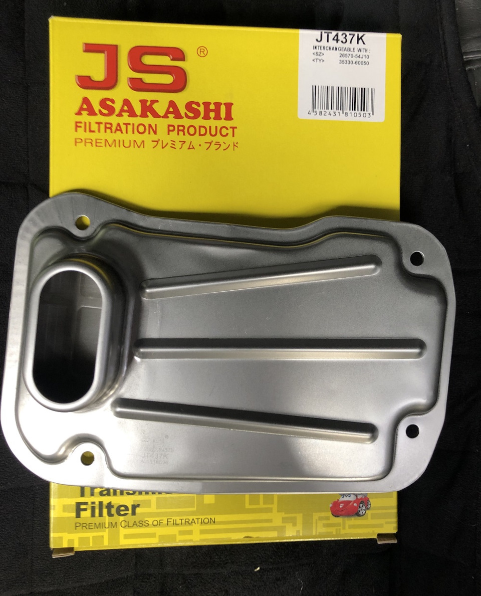 JT437K Фильтр трансмиссионный с прокладкой поддона JS ASAKASHI ...