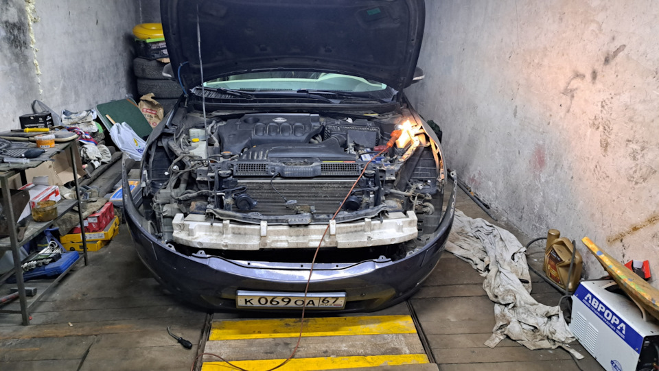 Переклейка фар — Nissan Teana (J32), 2,5 л, 2011 года | своими руками ...