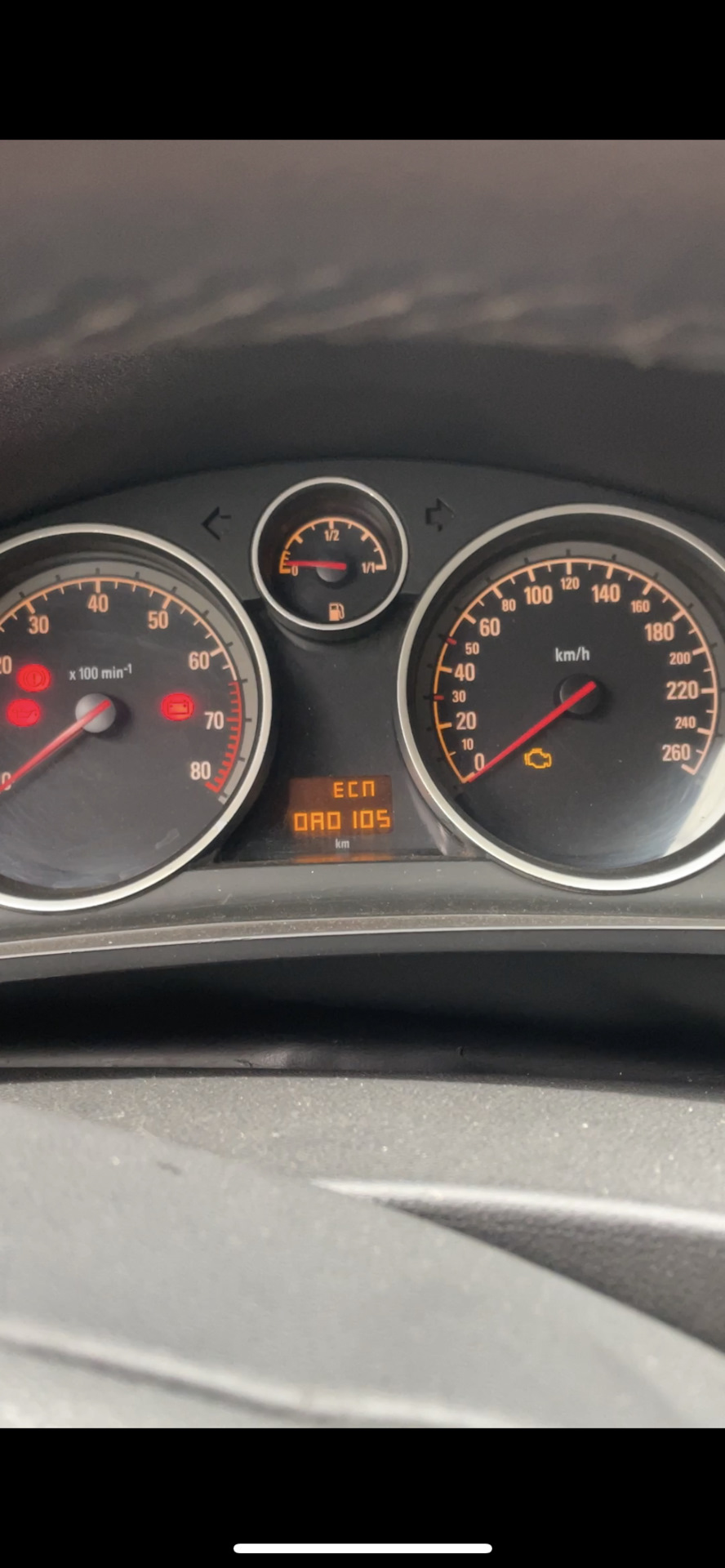 Температура ОЖ на приборной панели — Opel Zafira B, 1,8 л, 2008 года ...