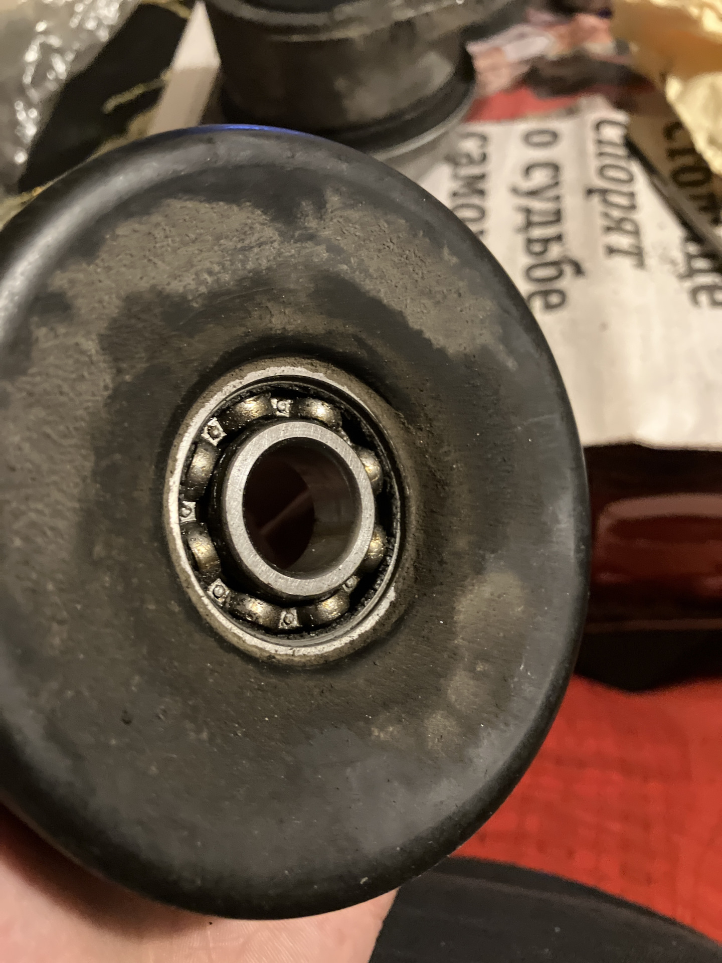 Подшипник натяжителя обводного ремня — Toyota Crown Wagon (S130), 2,5 л ...