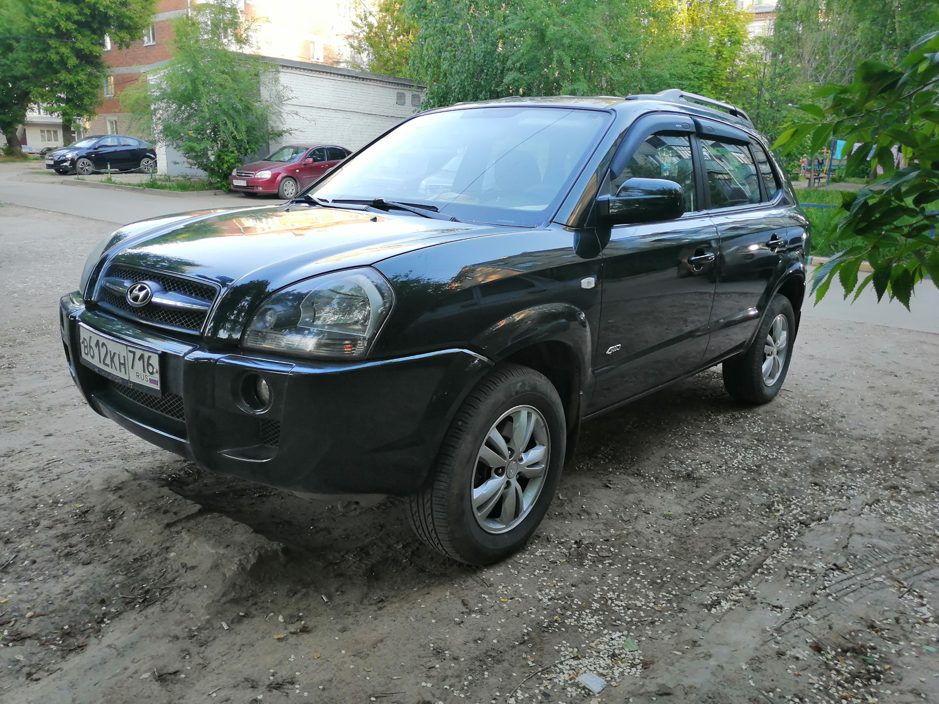 Реальные фото — Hyundai Tucson (JM), 2 л, 2008 года | тюнинг | DRIVE2