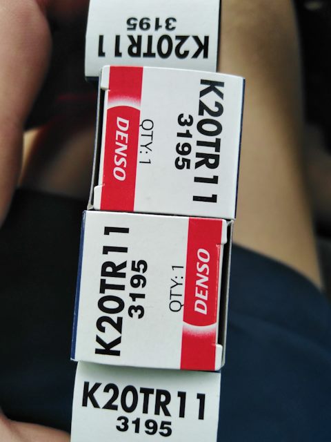 K20TR11 Свеча зажигания 3195 DENSO | Запчасти на DRIVE2