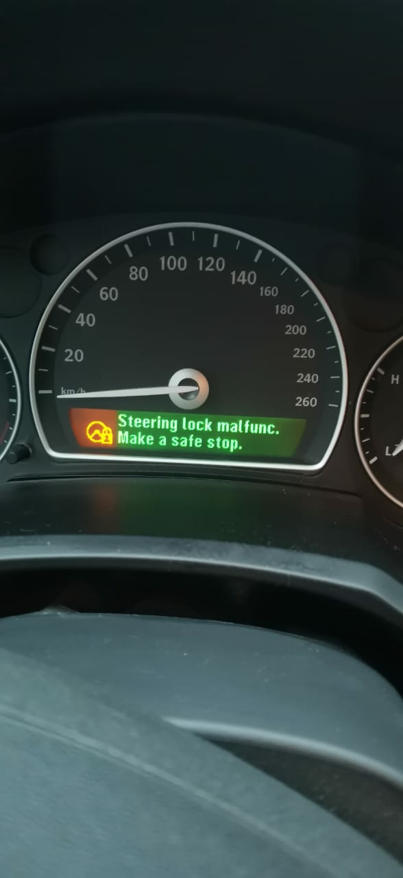 Steering lock malfunction — Saab 9-3 (2G), 2 л, 2007 года | поломка | DRIVE2