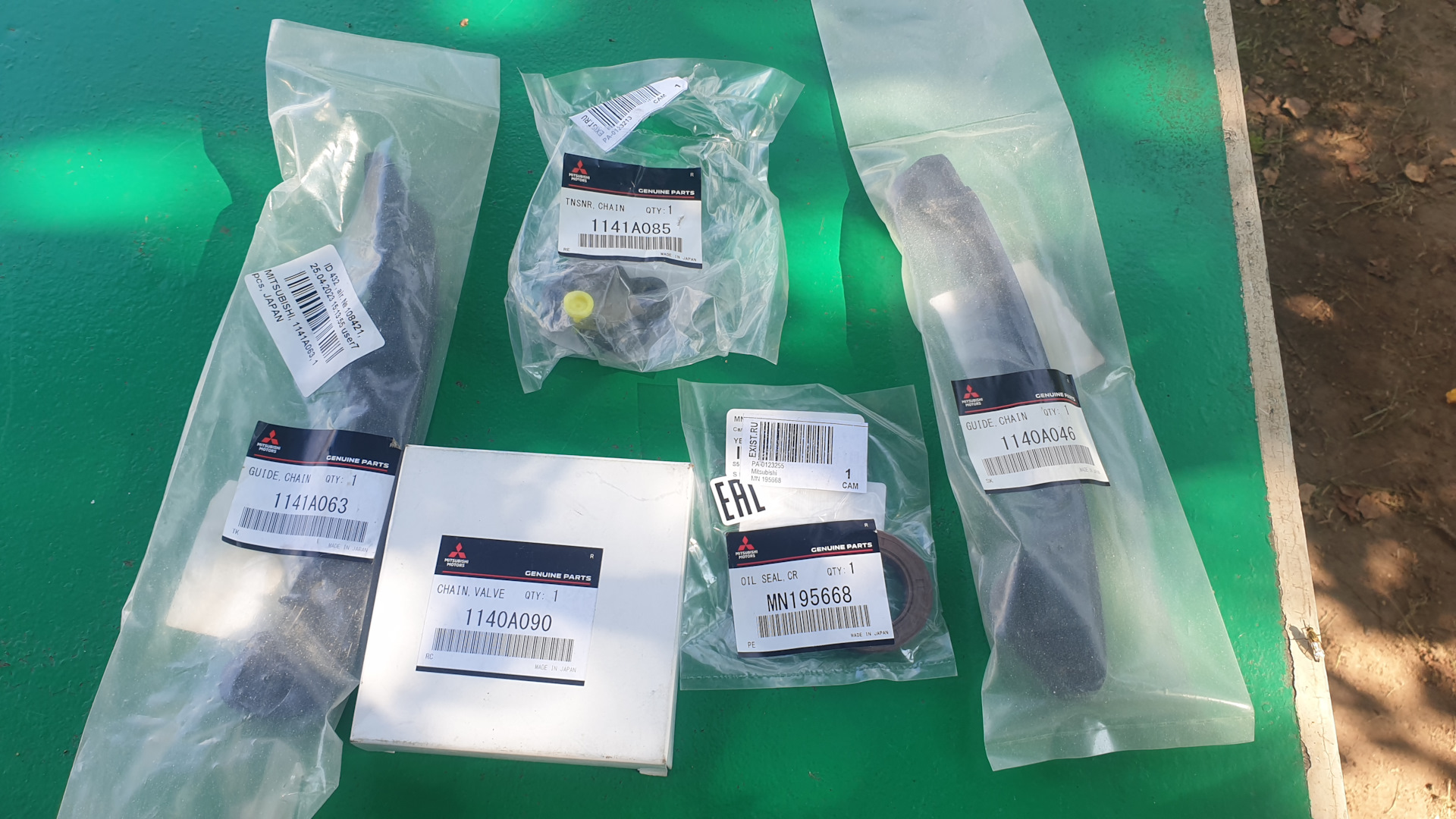 Замена цепи ГРМ, натяжителя и успокоителей — Mitsubishi Lancer X, 2 л ...