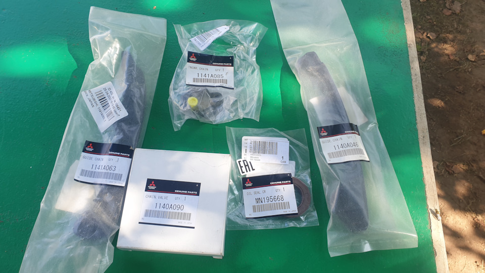 Замена цепи ГРМ, натяжителя и успокоителей — Mitsubishi Lancer X, 2 л ...