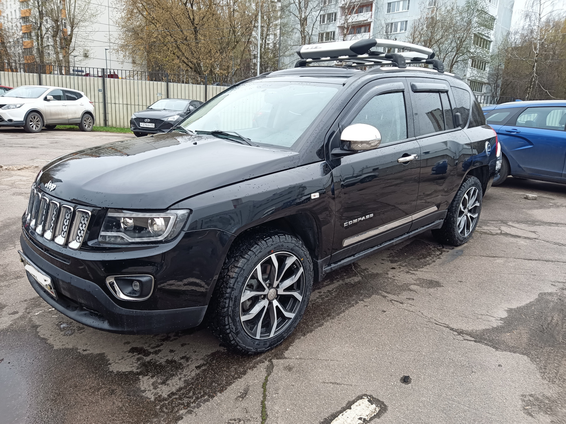 Накладки на арки. — Jeep Compass (1G), 2,4 л, 2012 года | тюнинг | DRIVE2