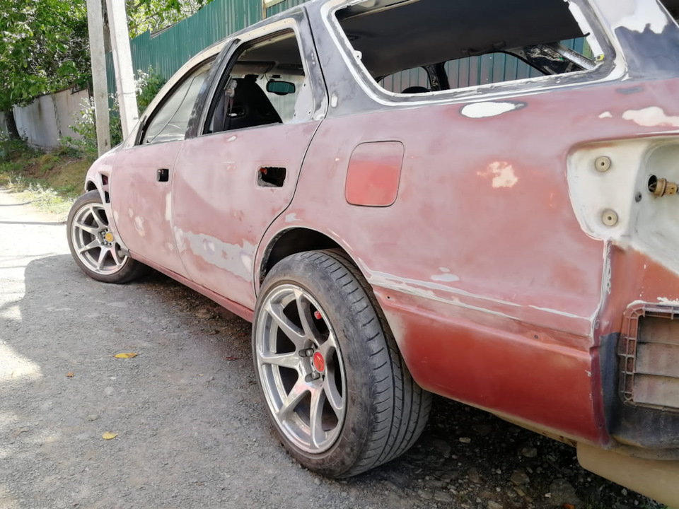 Полный перекрас — Toyota Mark II Qualis, 2,5 л, 1998 года | кузовной ...