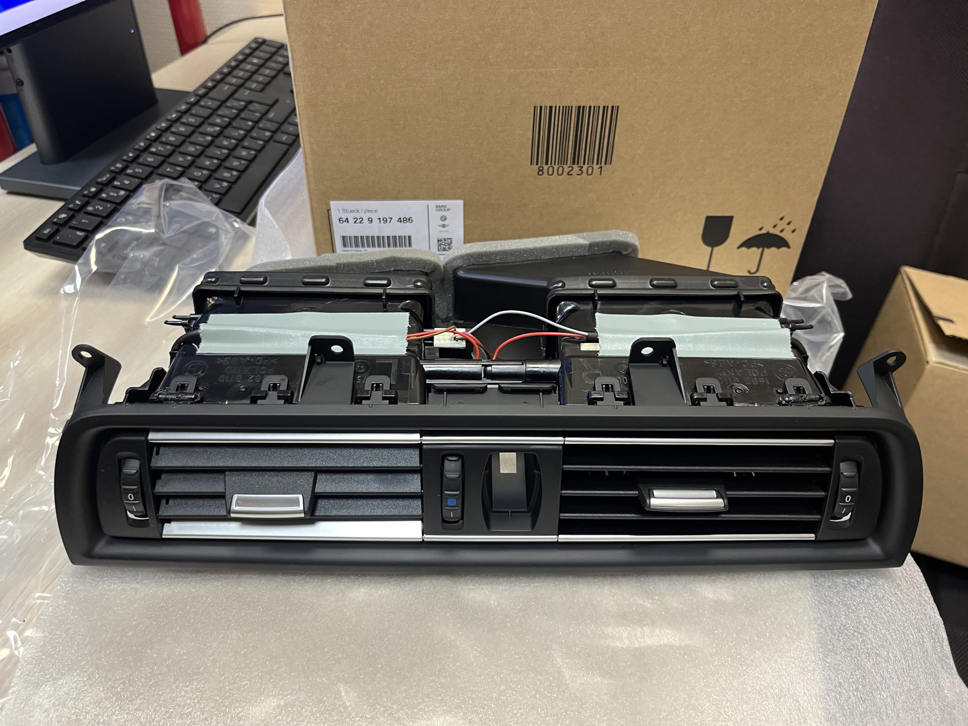 Дефлекторы вентиляции NEW — BMW 6 series Convertible (F12), 3 л, 2014 ...