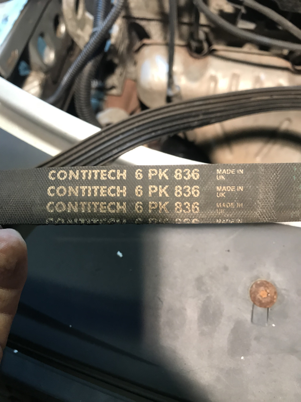 6PK836 Поликлиновый ремень CONTITECH | Запчасти на DRIVE2