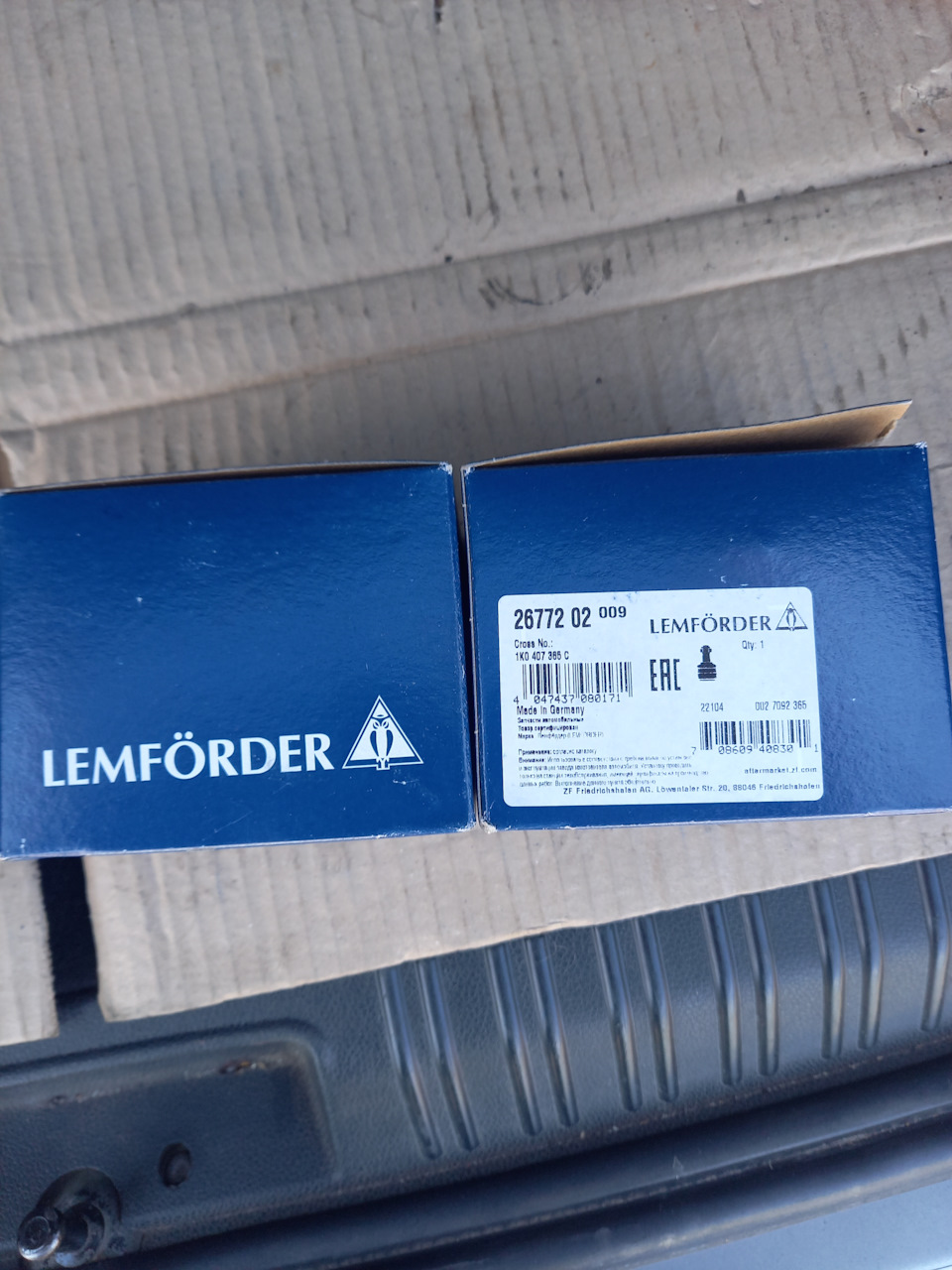 2677202 Шаровая опора LEMFORDER | Запчасти на DRIVE2