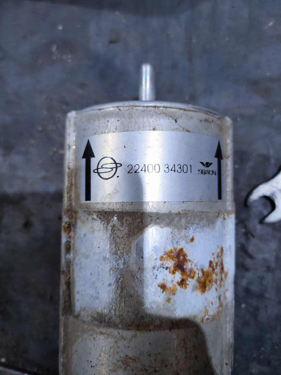 Распил топливного фильтра — SsangYong Actyon (2G), 2 л, 2014 года ...