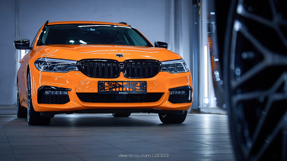 Forever Orange. — BMW 5 series Touring (G31), 2 л, 2018 года | стайлинг ...
