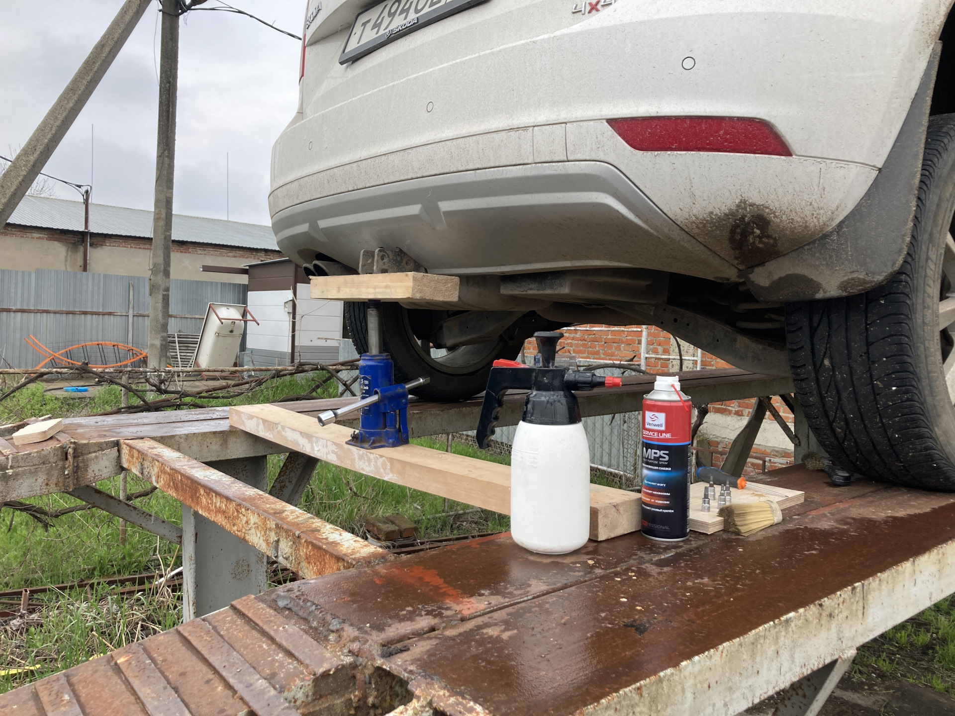 16_Замена масла в Haldex 5 Yeti 4x4 — Skoda Yeti, 1,8 л, 2014 года ...