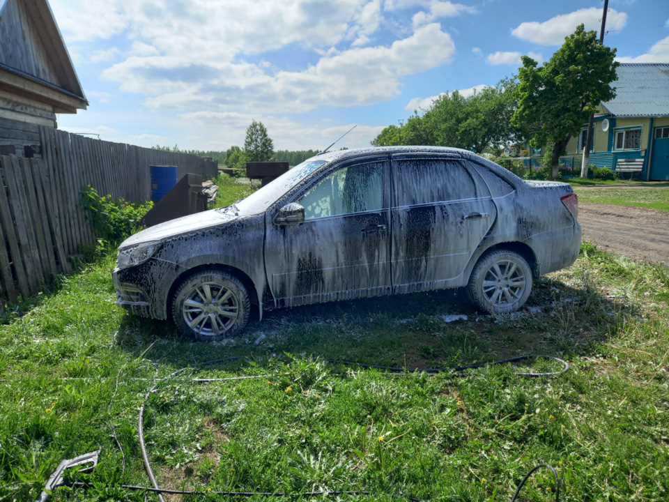 Мойка — Lada Гранта (2G) FL, 1,6 л, 2024 года | мойка | DRIVE2